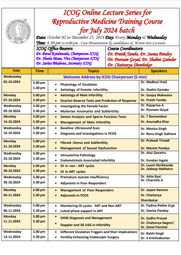 ICOGONLINE – Academic Wing of FOGSI – Academic Wing of FOGSI